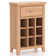 ClassicLiving Emiline 9 Bottle Floor Wine Bottle Rack in Natual Oak ...